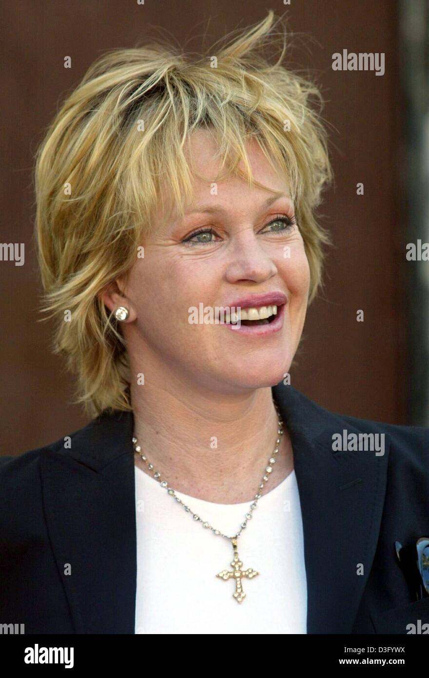 (Dpa) - Hollywood attrice Melanie Griffith (Il falò delle vanità; ora e ...