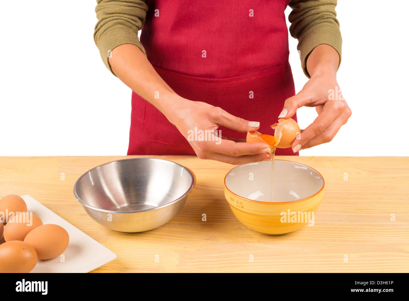 Separare il tuorlo immagini e fotografie stock ad alta risoluzione - Alamy