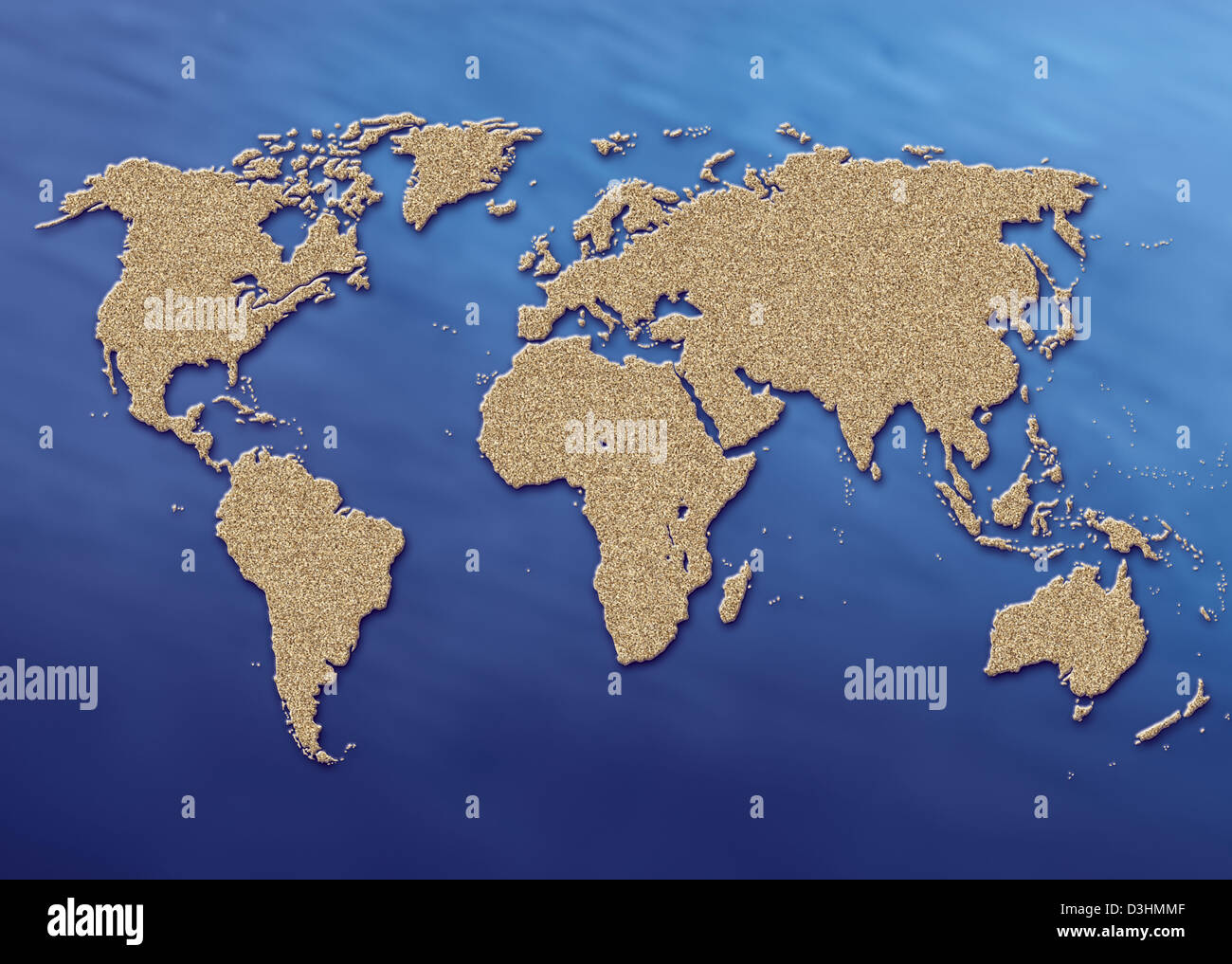 MAPPA DEL MONDO Foto stock - Alamy