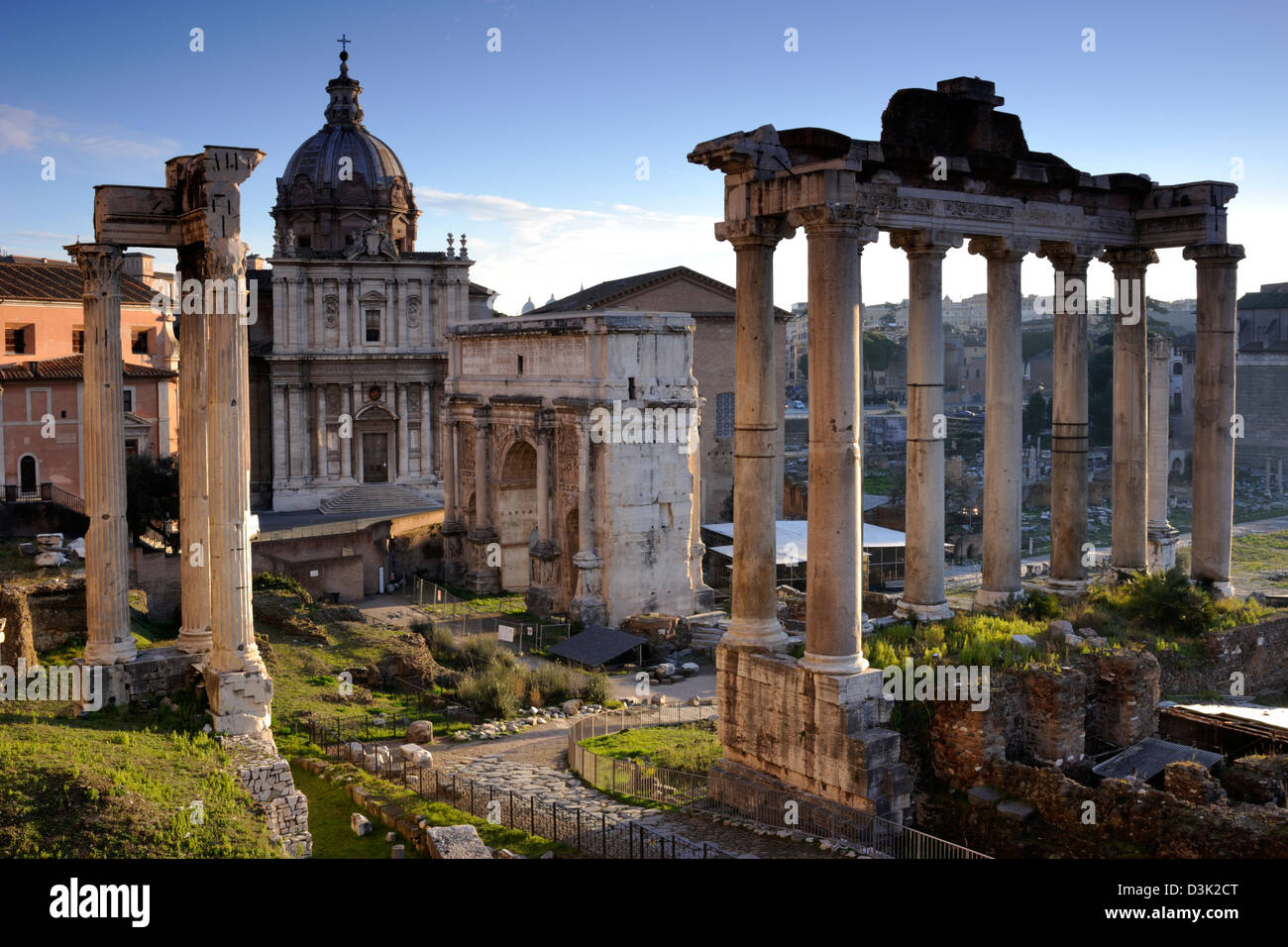 Tempio saturno romano forum italia fori romani foro romano immagini e ...