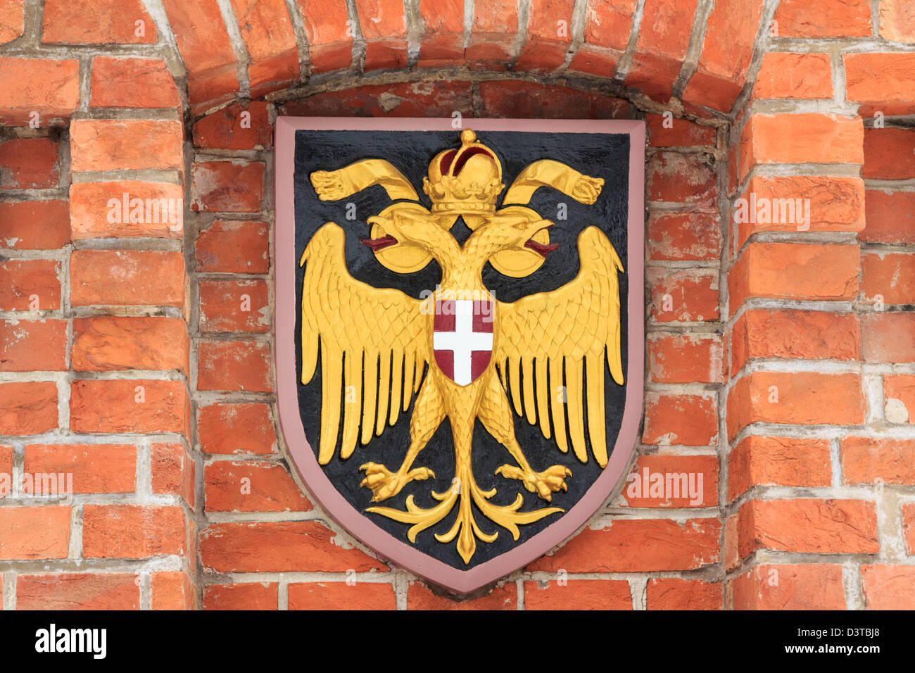 Aquila bicipite nera stemma immagini e fotografie stock ad alta ...