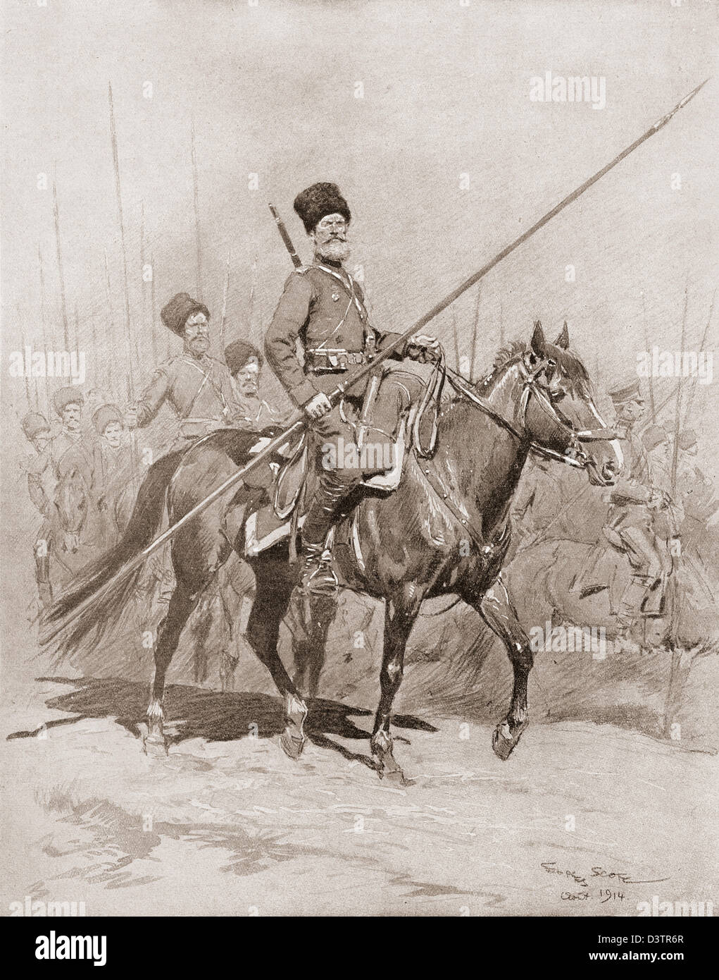 Cosacchi Nella Prima Guerra Mondiale Immagini e Fotos Stock - Alamy