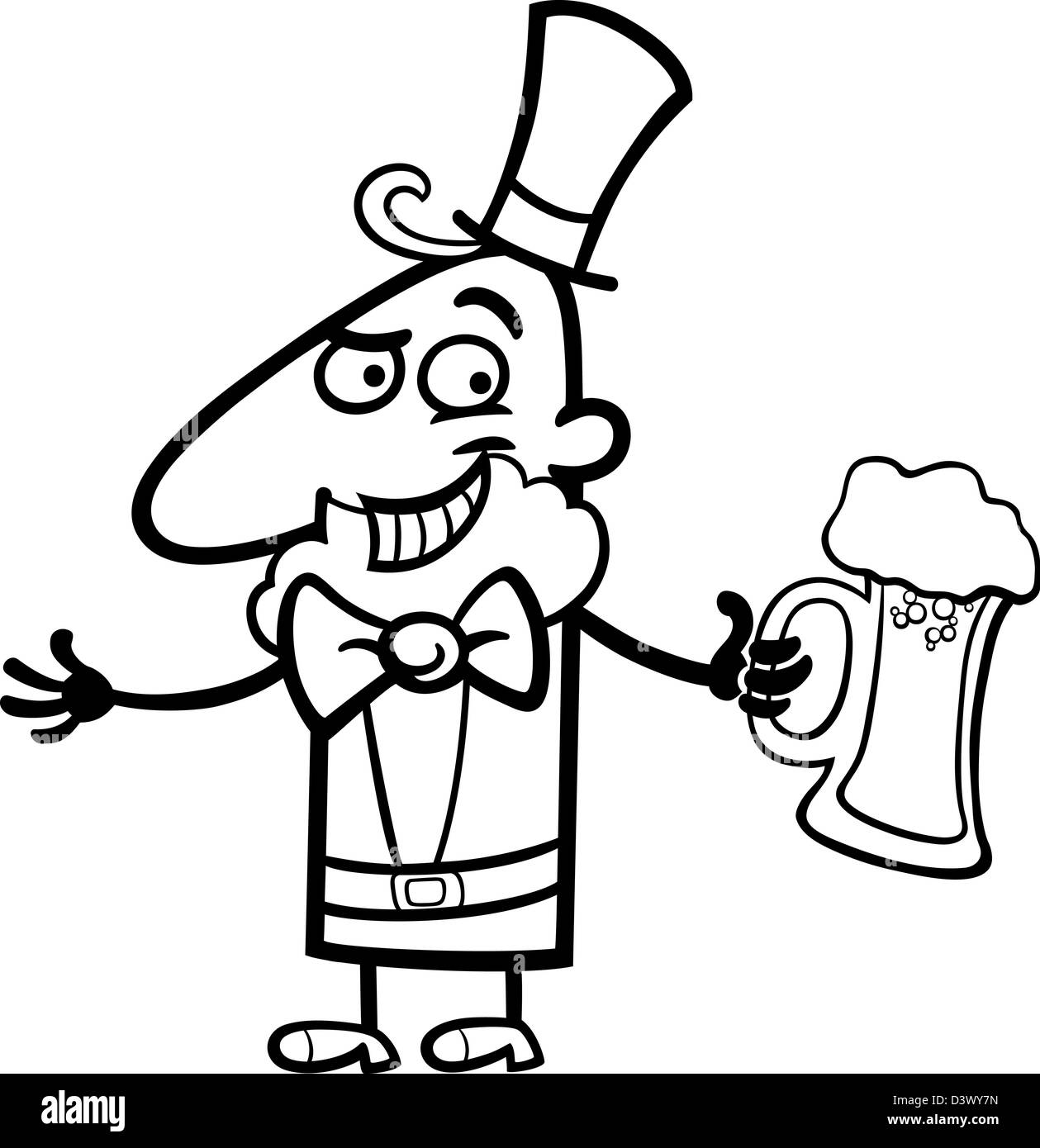 Birra cartoon Foto e Immagini Stock in Bianco e Nero - Alamy