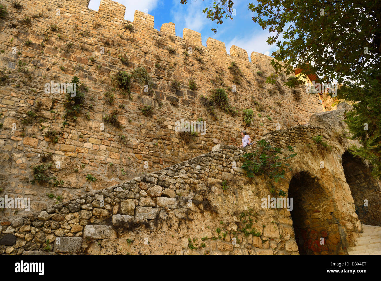 Muro romano turistico immagini e fotografie stock ad alta risoluzione ...