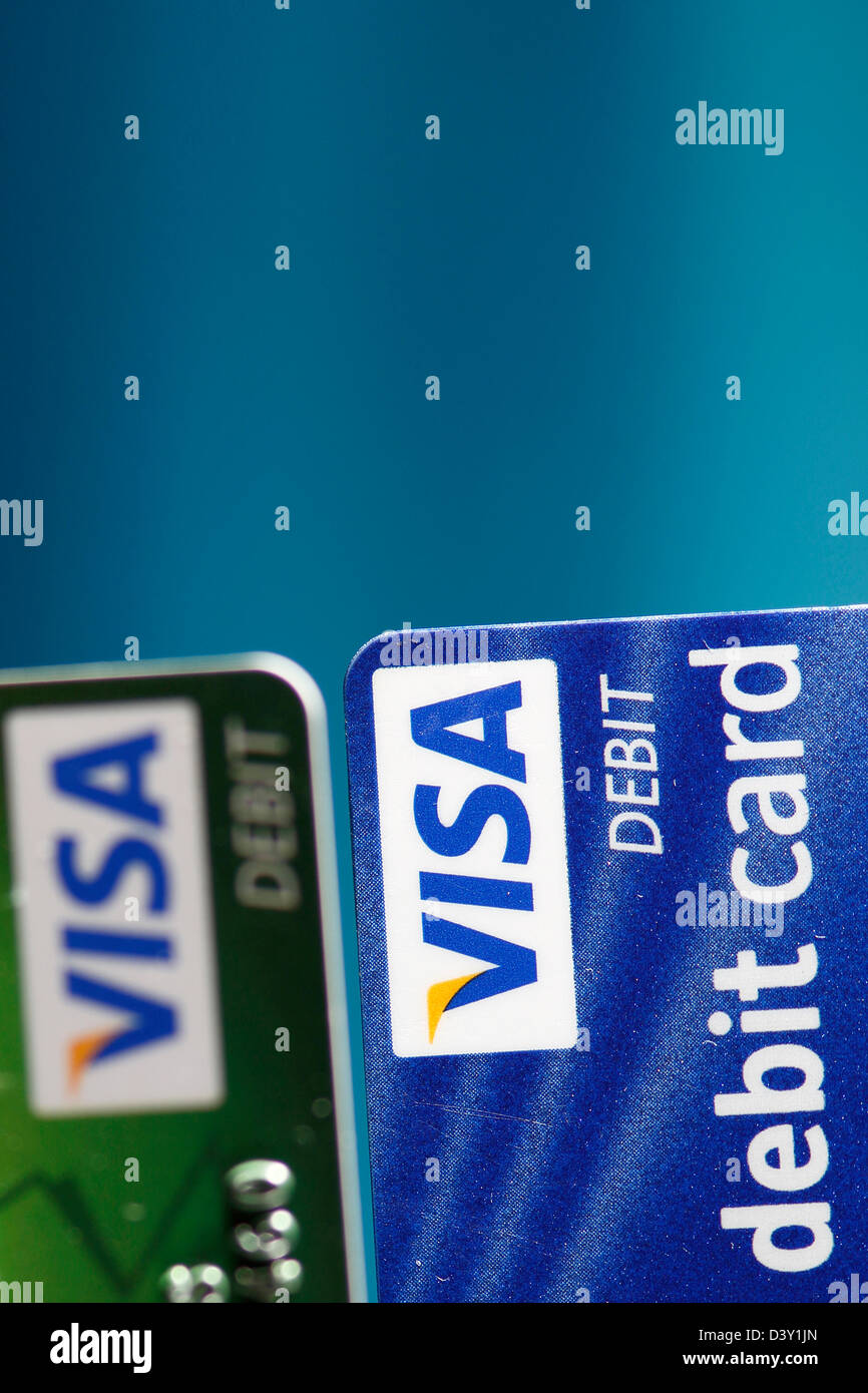 Visa debit cards immagini e fotografie stock ad alta risoluzione - Alamy