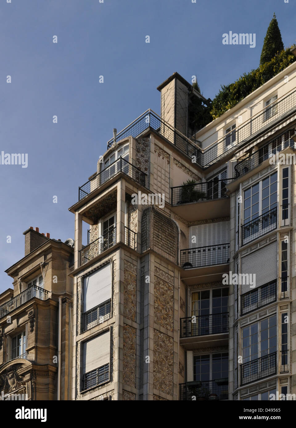 L'edificio di appartamenti BIS Rue Franklin del 25 a Parigi, progettato ...
