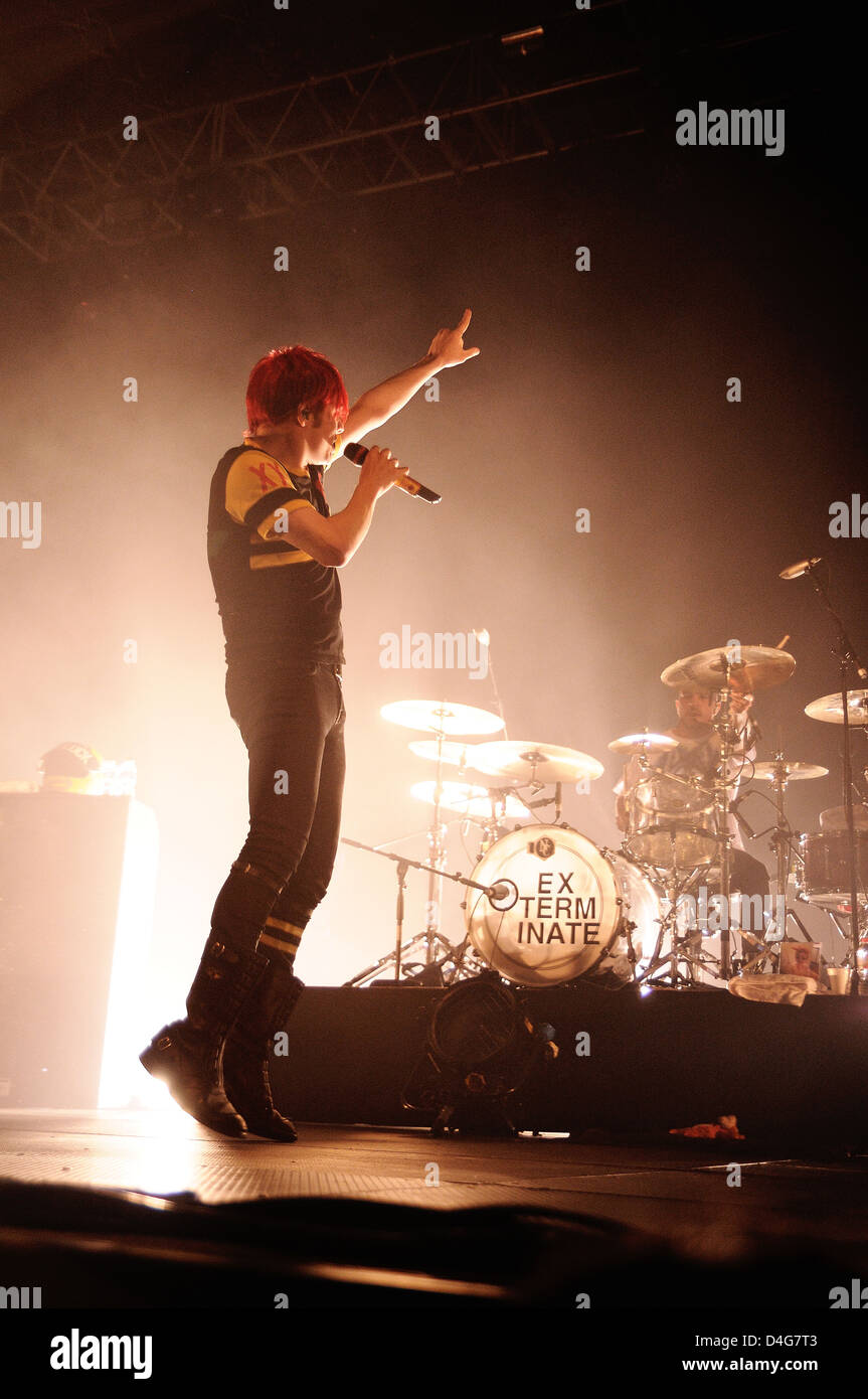 Matt pelissier of my chemical romance immagini e fotografie stock ad ...