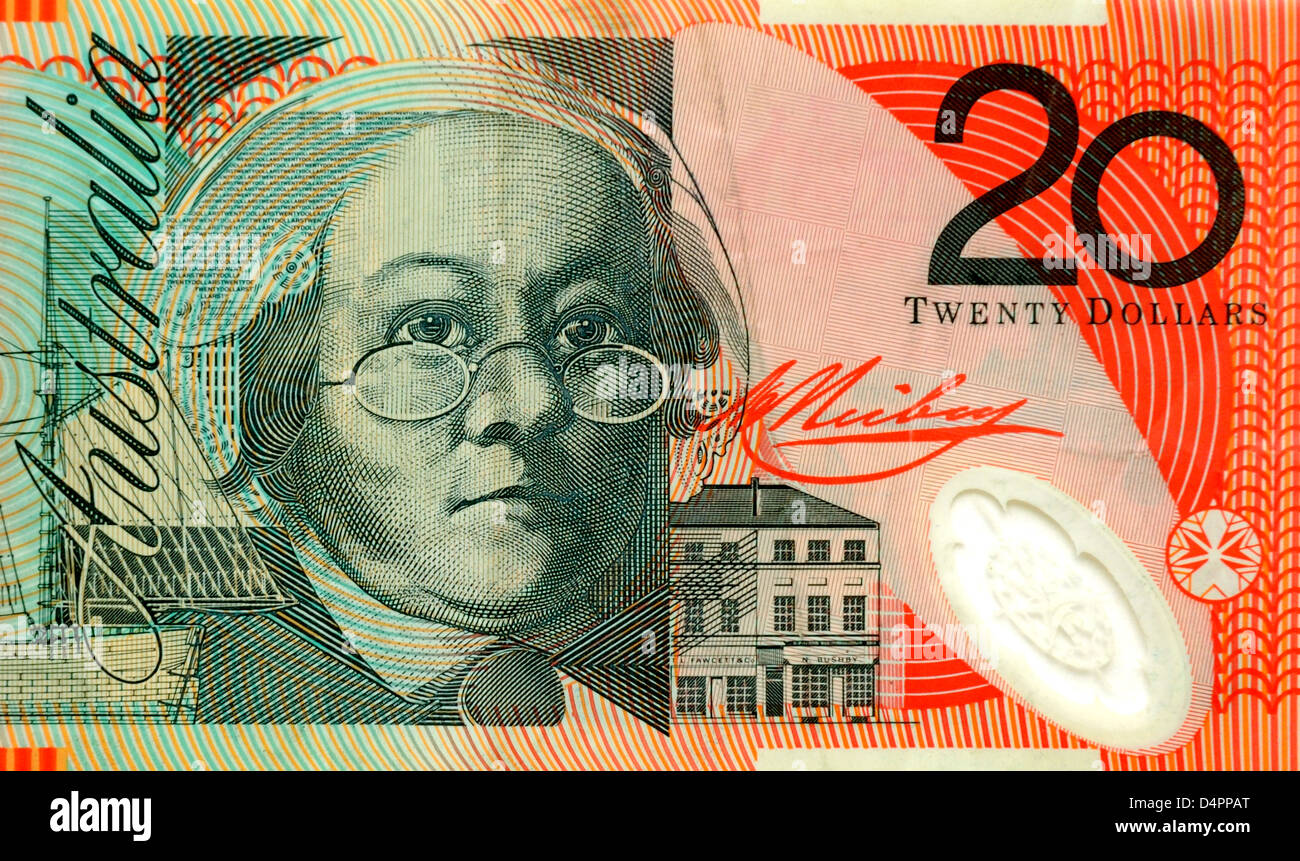Australia 20 dollar note immagini e fotografie stock ad alta ...