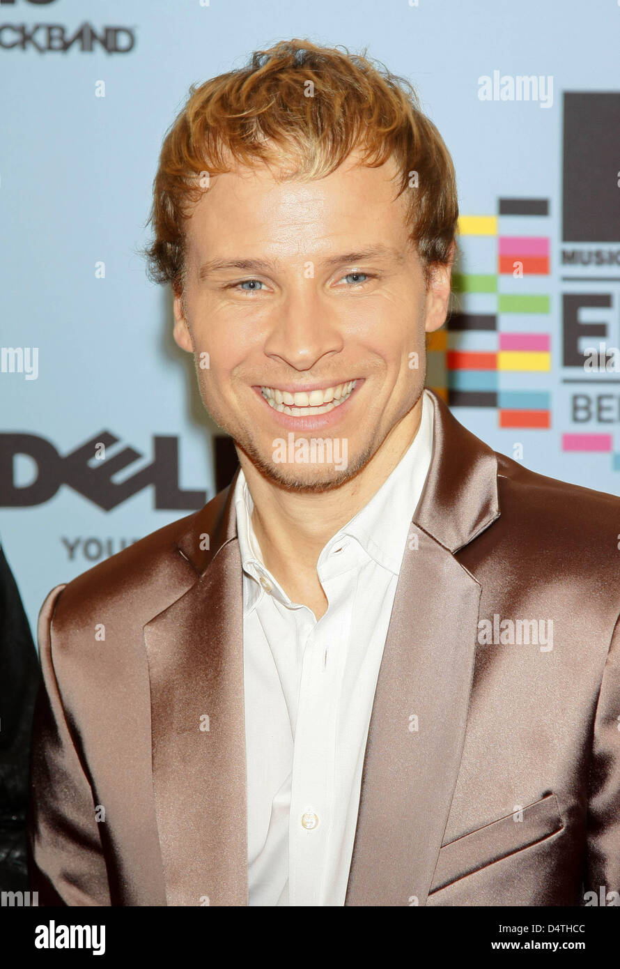 Brian Littrell, membro della band statunitense ?Backstreet Boys?, pone ...
