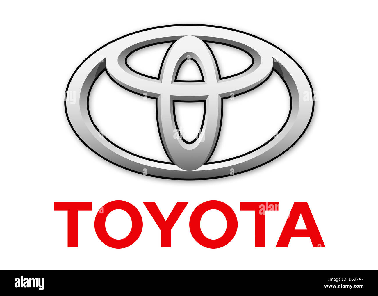Logo toyota icona simbolo bandiera Foto stock - Alamy