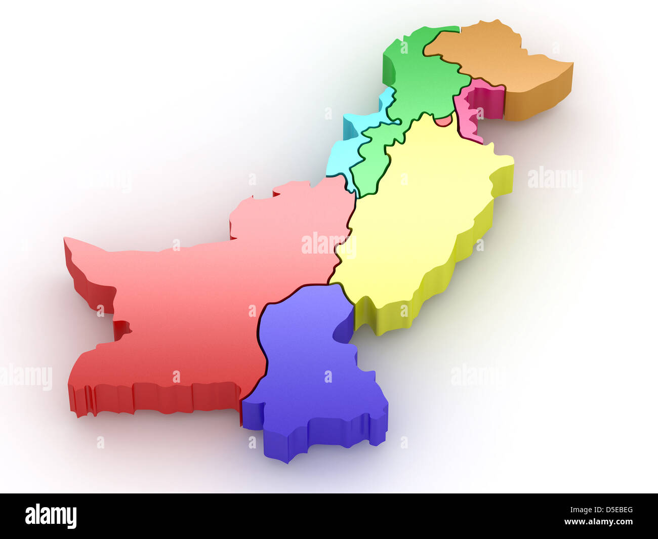 Mappa Del Pakistan Immagini e Fotos Stock - Alamy
