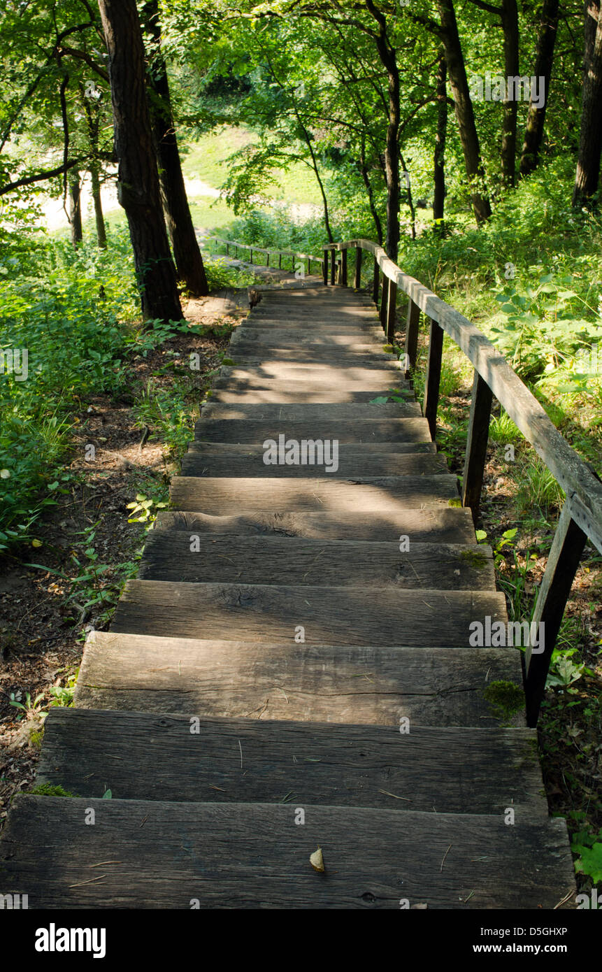 Vecchie scale in legno immagini e fotografie stock ad alta risoluzione ...