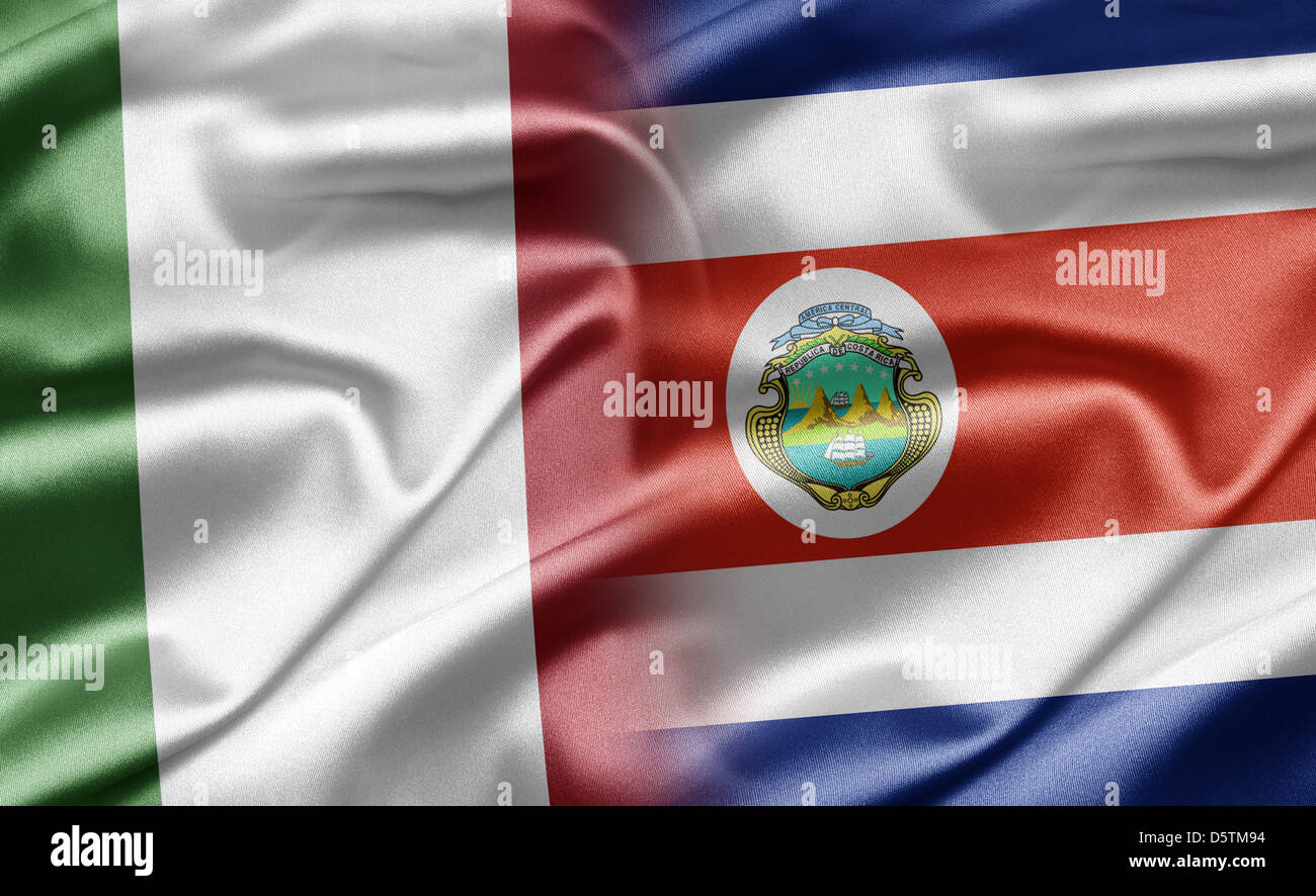 Bandiera della costa rica sventola immagini e fotografie stock ad alta ...