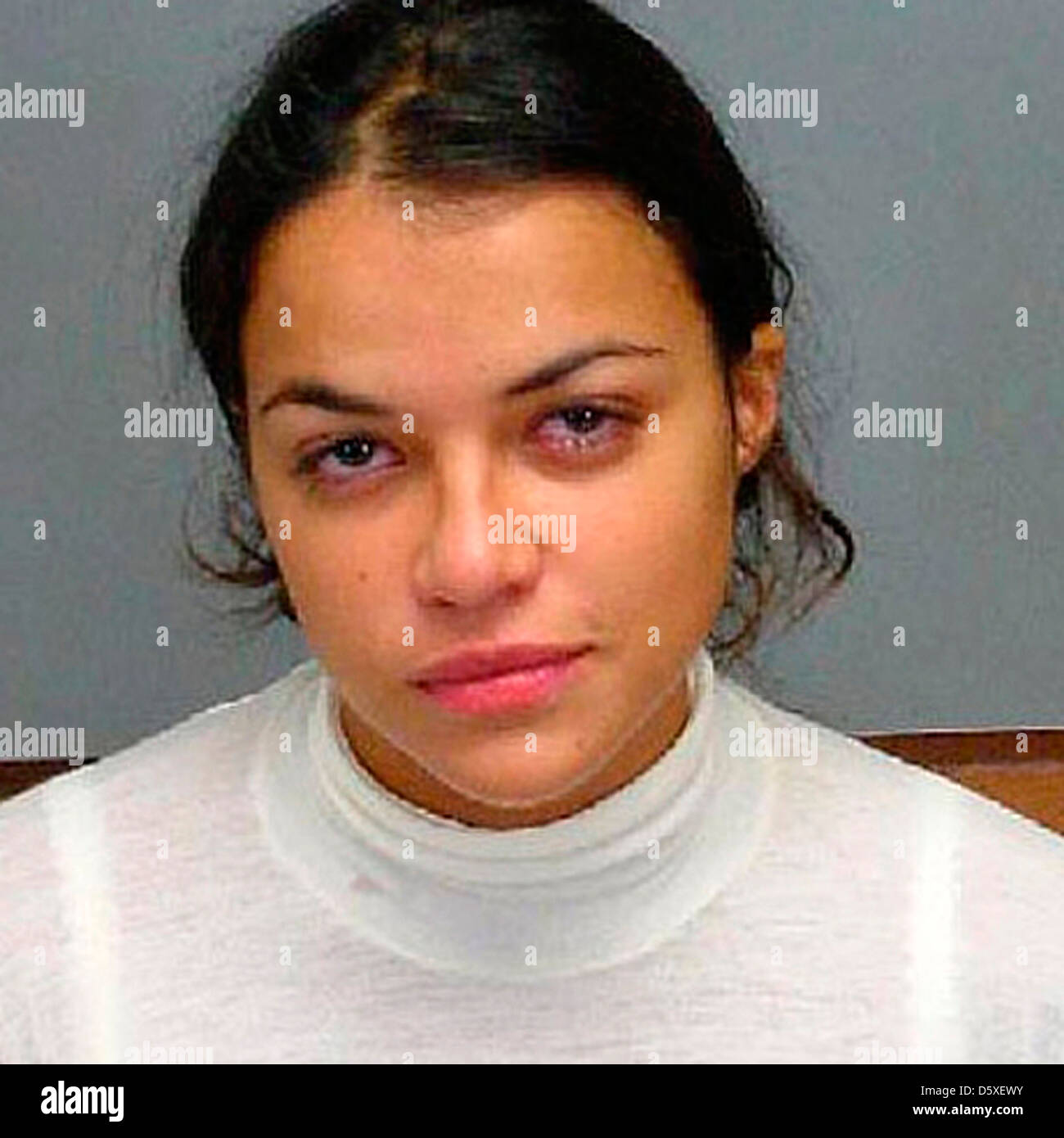 Michelle Rodriguez -- DUI Mug Shot Foto stock - Alamy