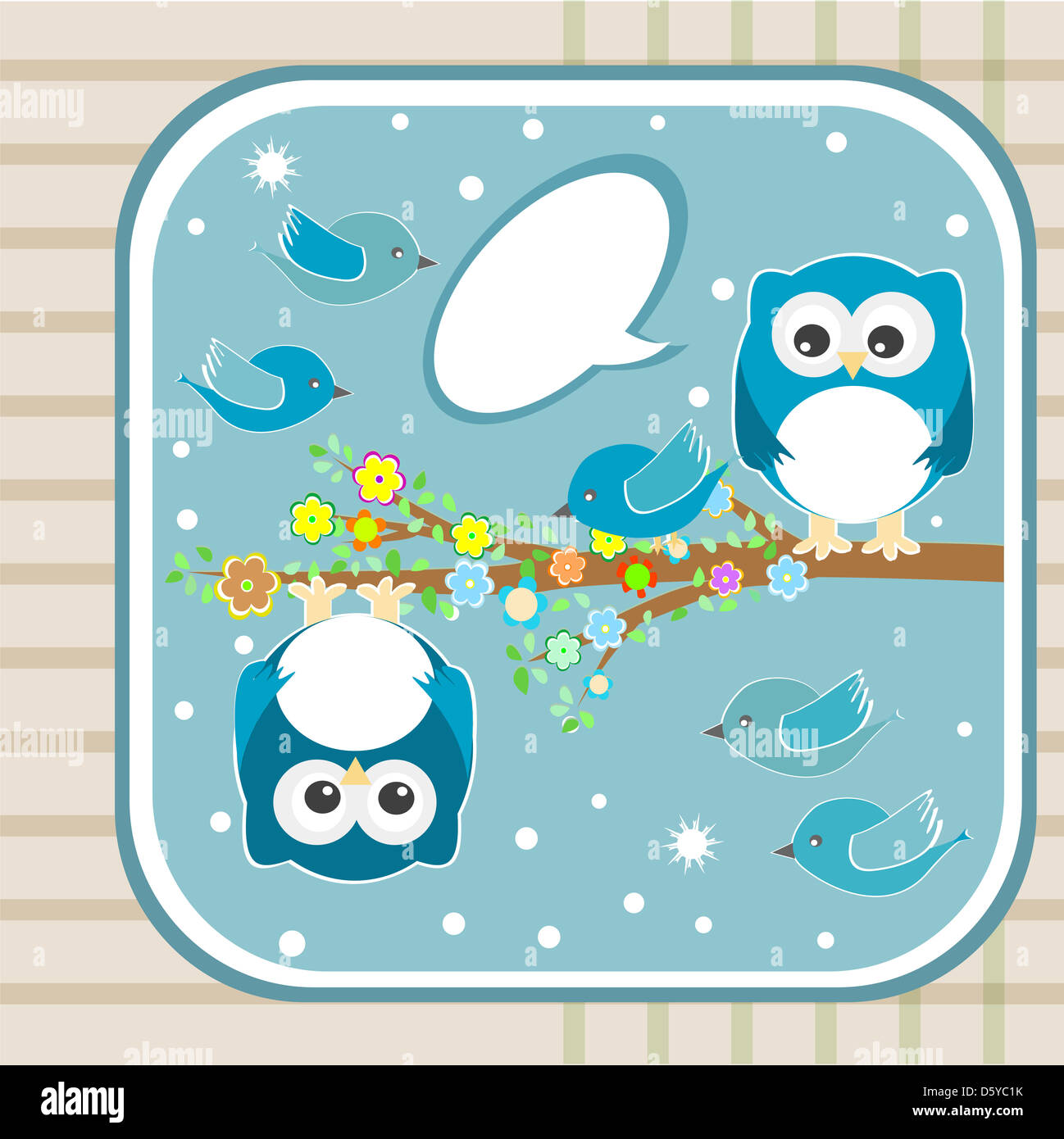 Uccelli sui rami immagini e fotografie stock ad alta risoluzione - Alamy