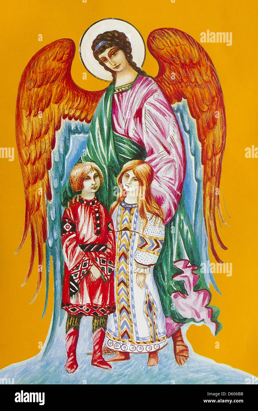 Angelo custode con bambini immagini e fotografie stock ad alta ...