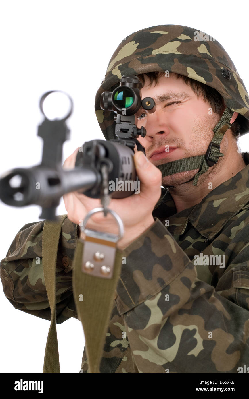 Un soldato armato immagini e fotografie stock ad alta risoluzione - Alamy