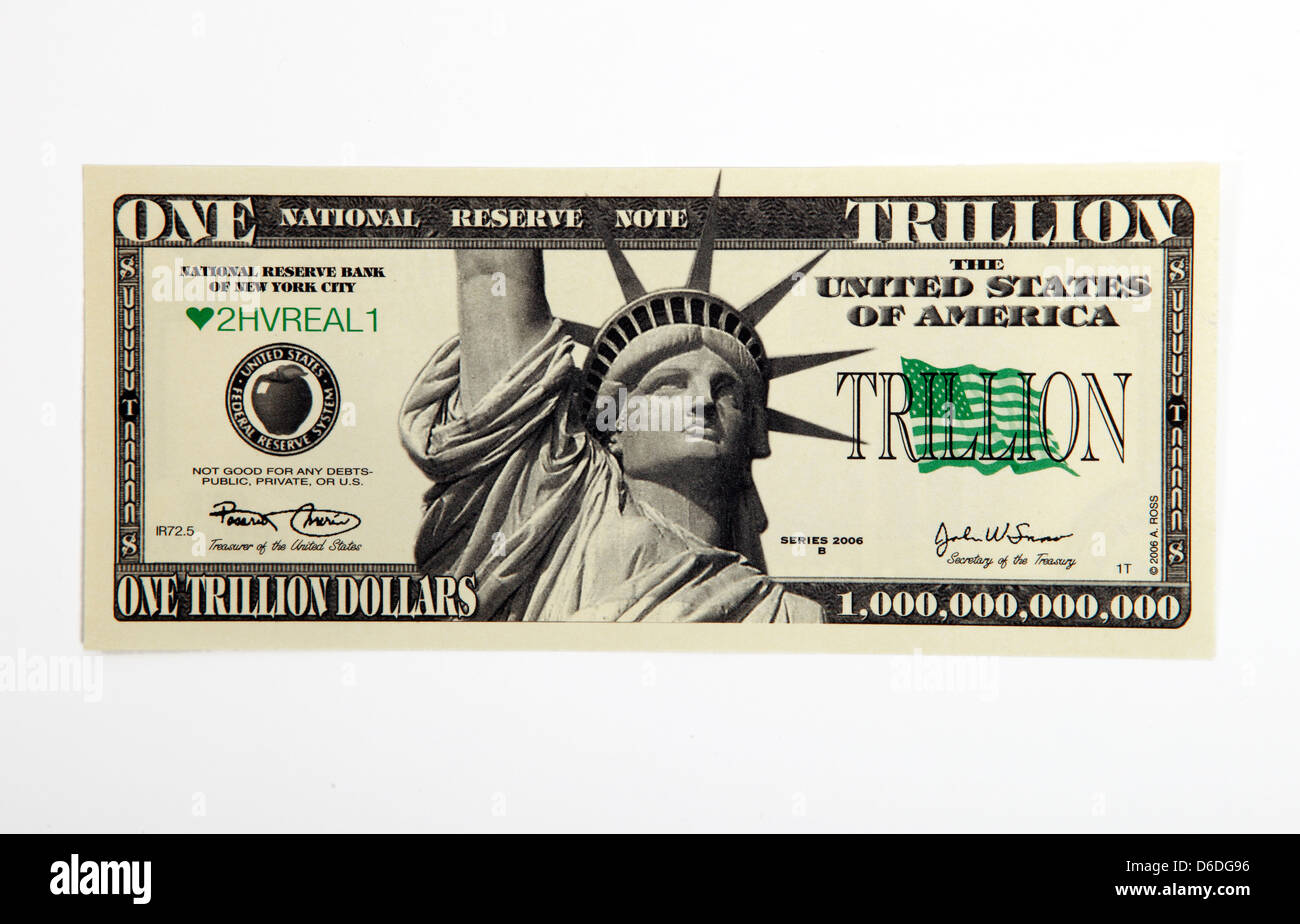 Trillion dollar bill immagini e fotografie stock ad alta risoluzione ...
