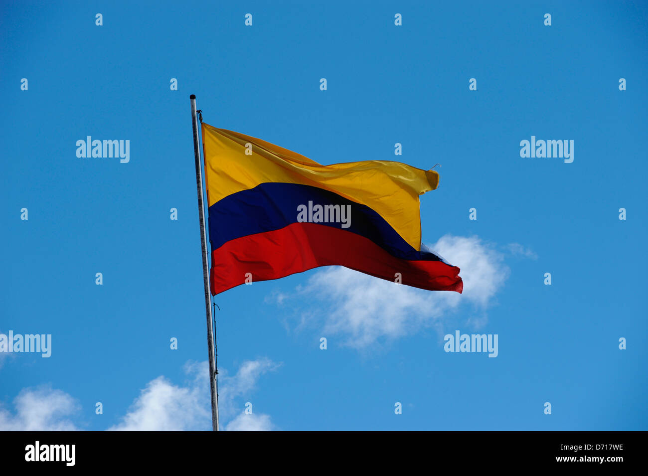 Bandiera colombiana immagini e fotografie stock ad alta risoluzione - Alamy