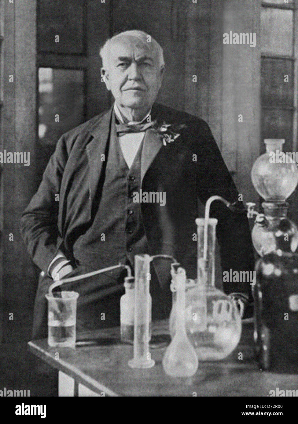 Thomas Alva Edison inventore lampadina fonografo della fotocamera Foto ...
