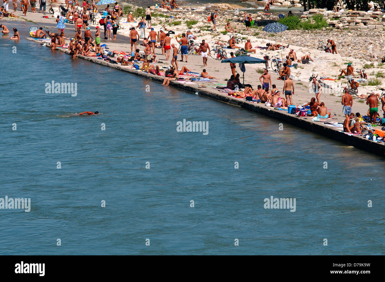 L'Italia, Lombardia, Cassano d'Adda, fiume Adda Foto stock - Alamy