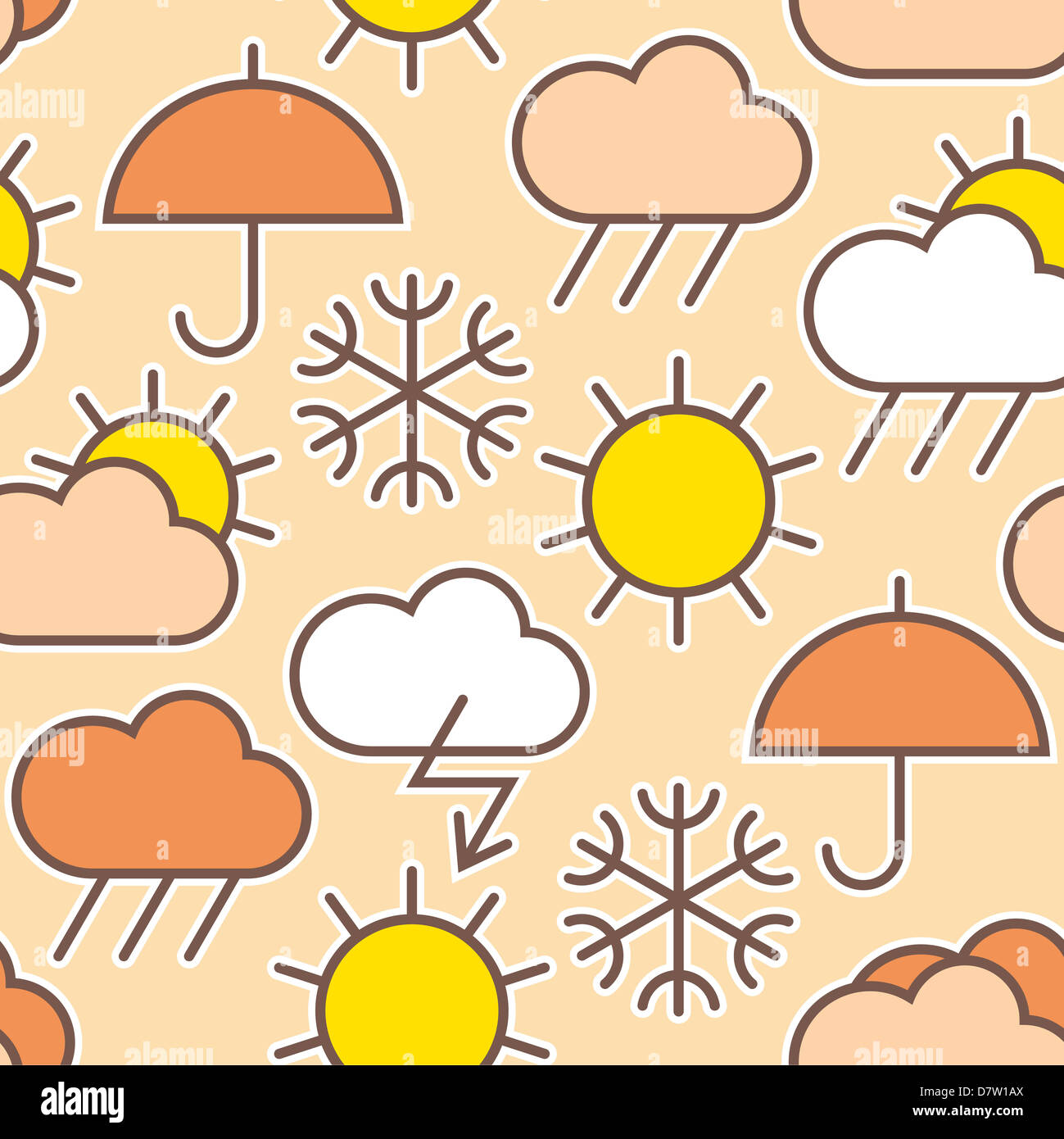 Weather forecast symbols immagini e fotografie stock ad alta ...