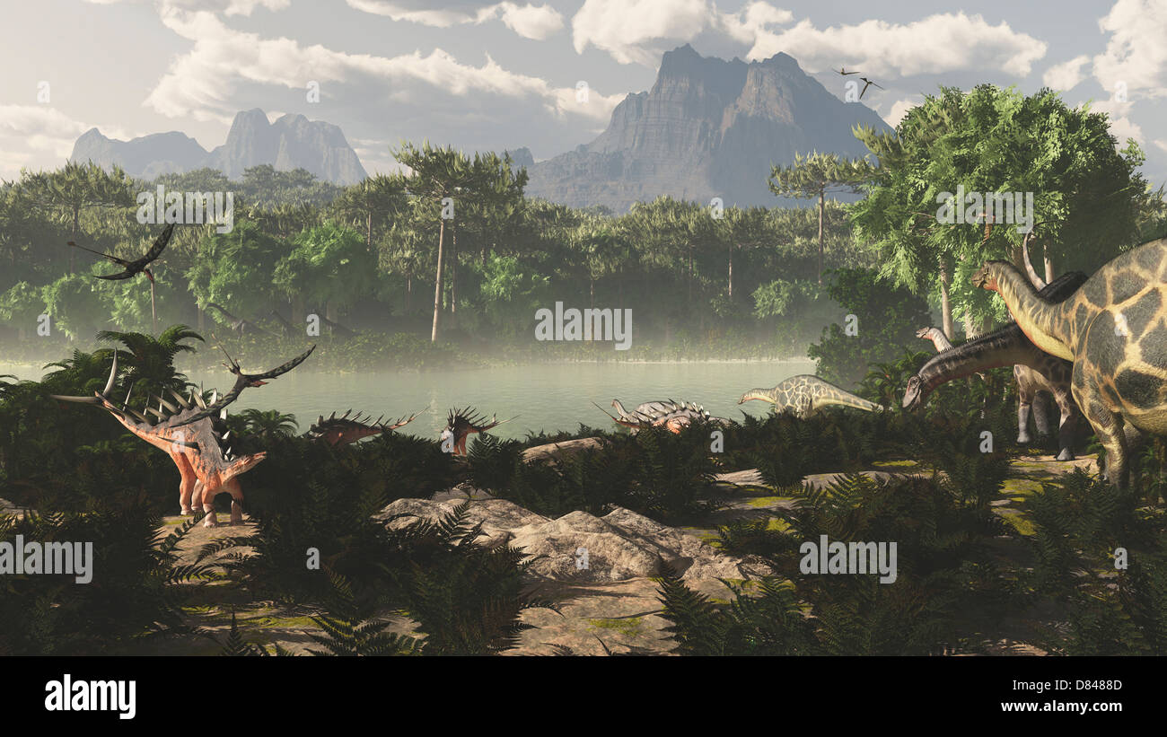 Jurassic ecosystem immagini e fotografie stock ad alta risoluzione - Alamy