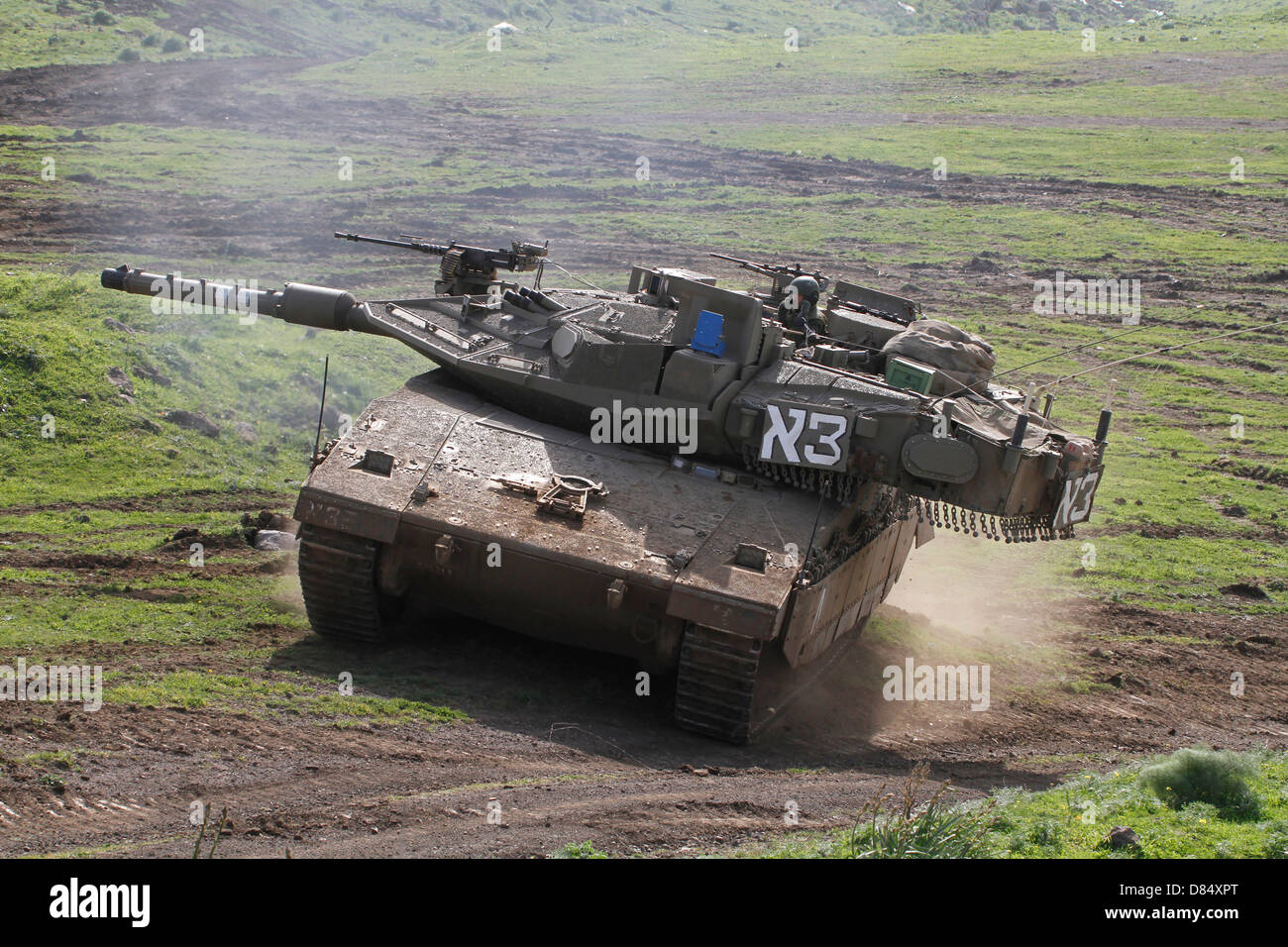 Merkava iv main battle tank immagini e fotografie stock ad alta ...