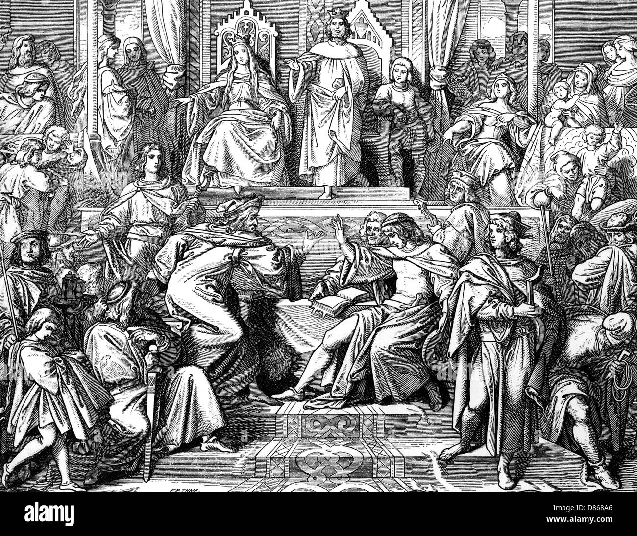 Corte medievale tedesca immagini e fotografie stock ad alta risoluzione ...