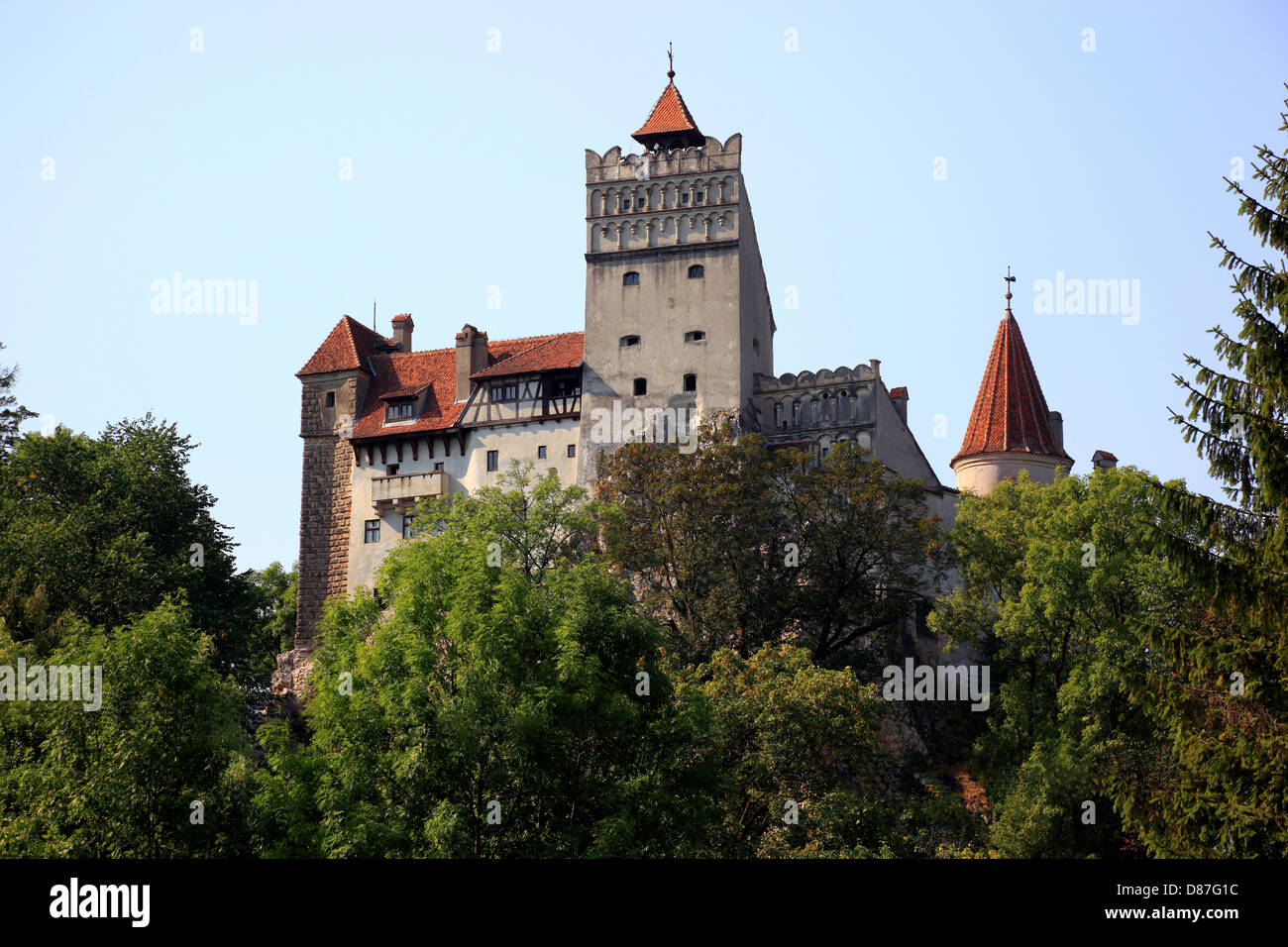 Castello di Bran, il Castello di Bran, il Castello di Dracula, Brasov ...