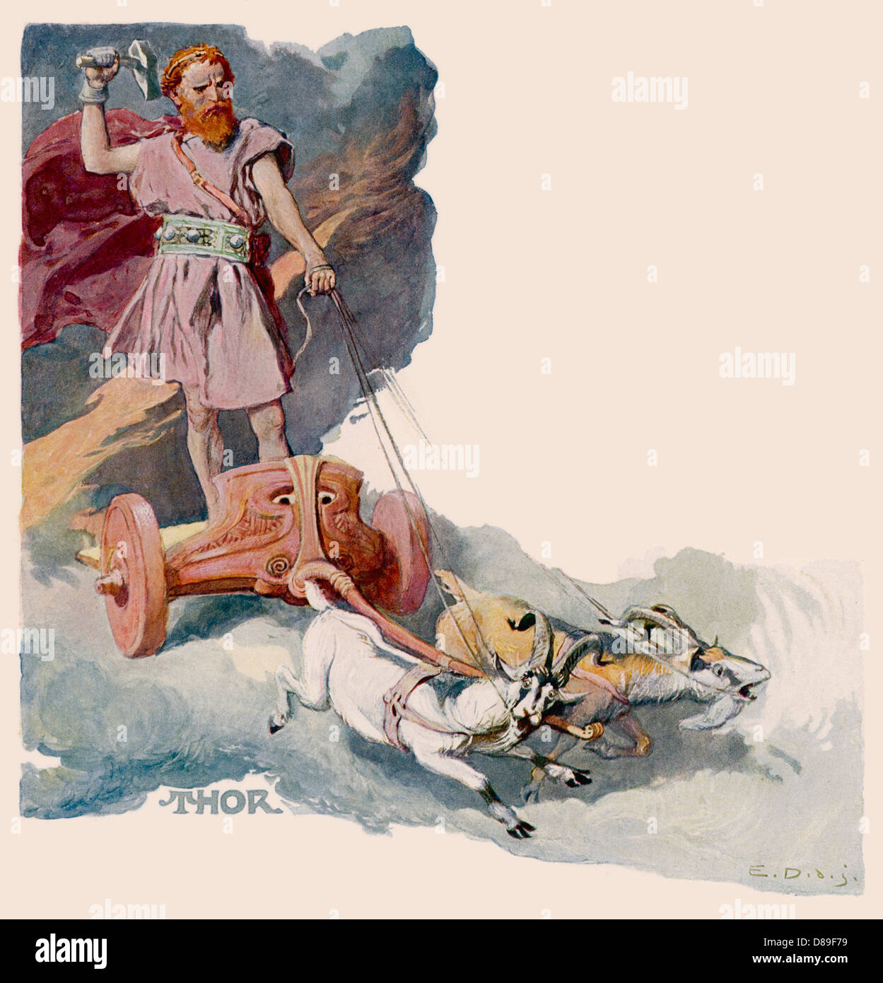 Norse gods thor immagini e fotografie stock ad alta risoluzione - Alamy