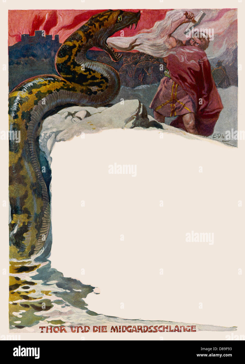 Thor and midgard serpent immagini e fotografie stock ad alta ...