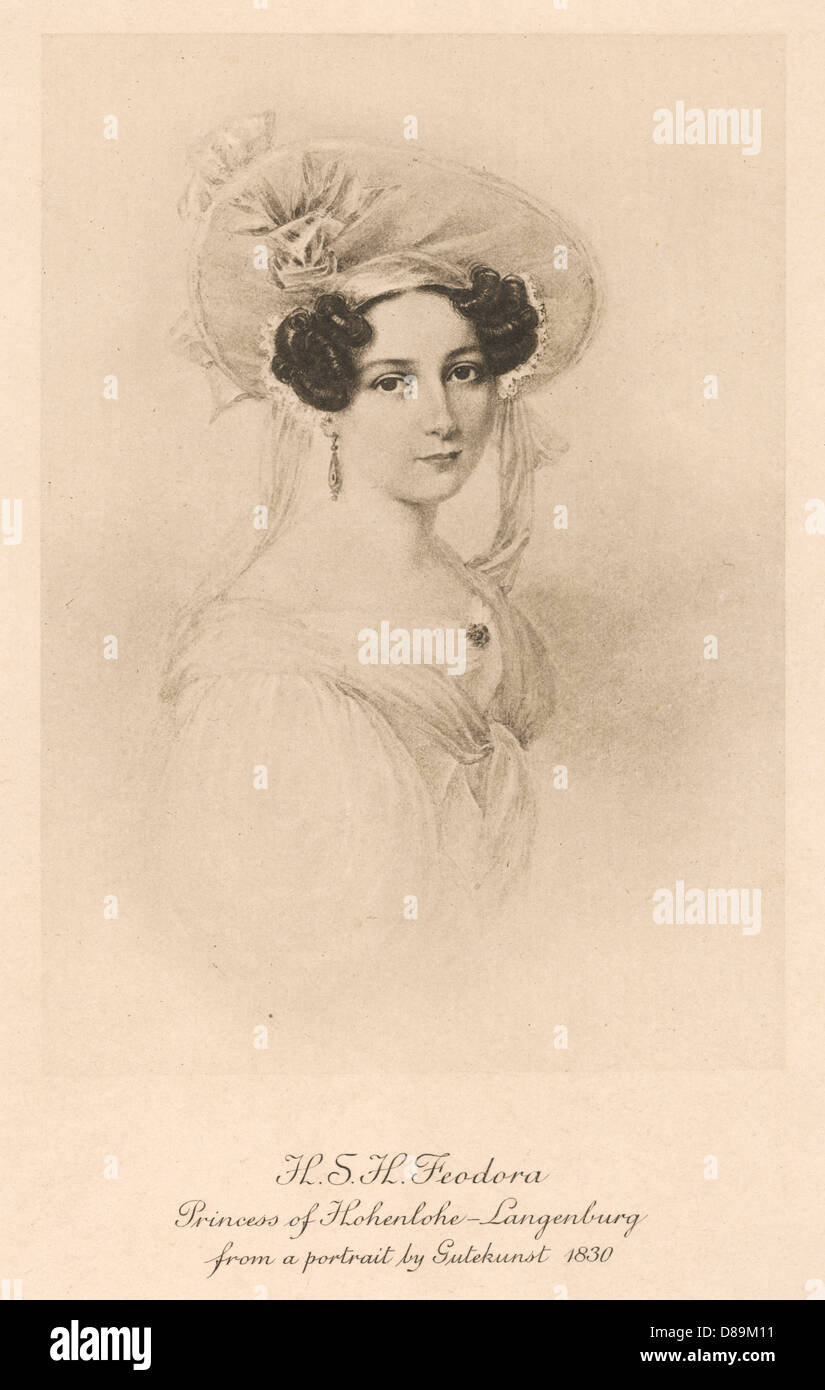 Princess feodora immagini e fotografie stock ad alta risoluzione - Alamy