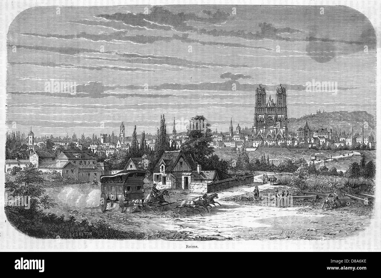 Vista di reims immagini e fotografie stock ad alta risoluzione - Alamy