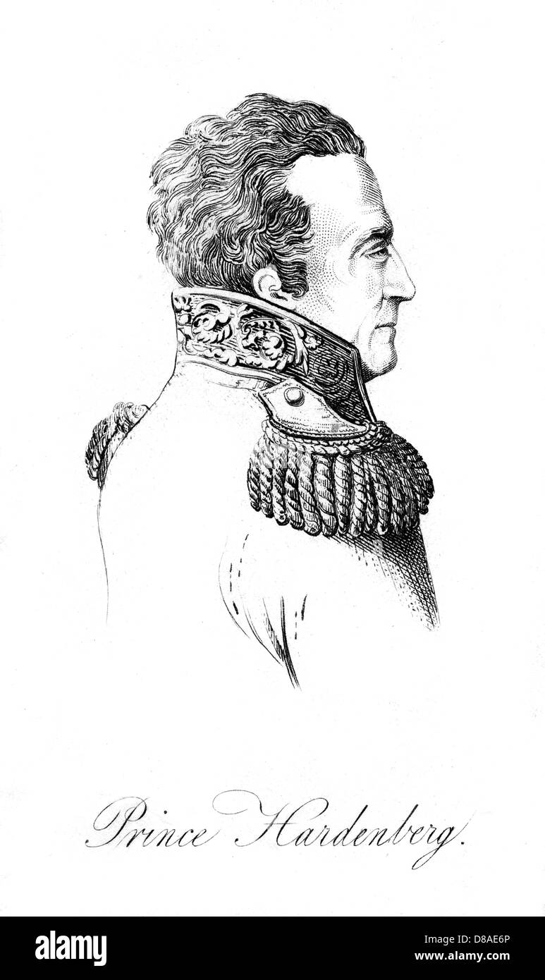 Karl august von hardenberg immagini e fotografie stock ad alta ...