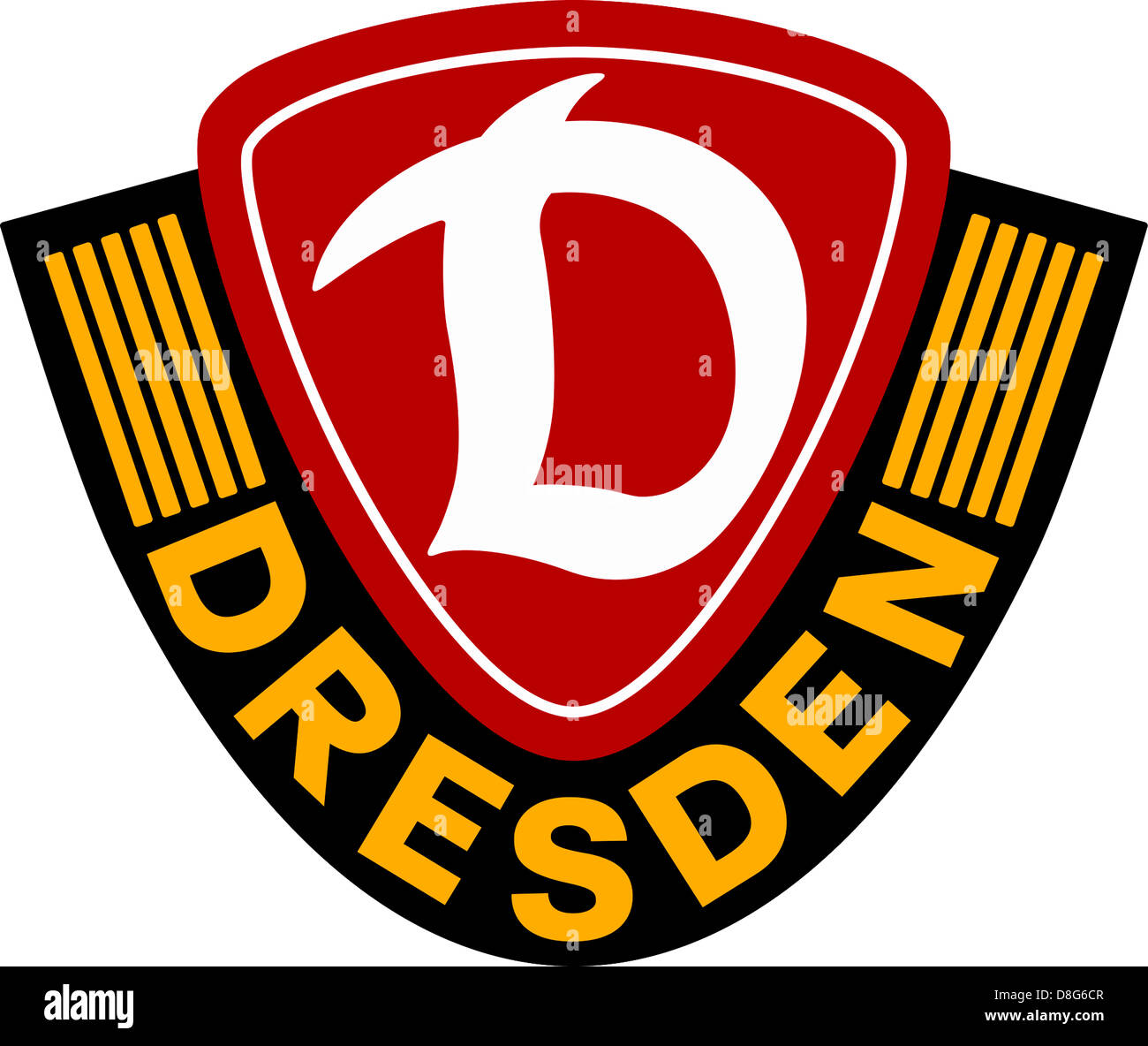 Il logo della squadra di calcio tedesca team dinamo Dresda Foto stock ...