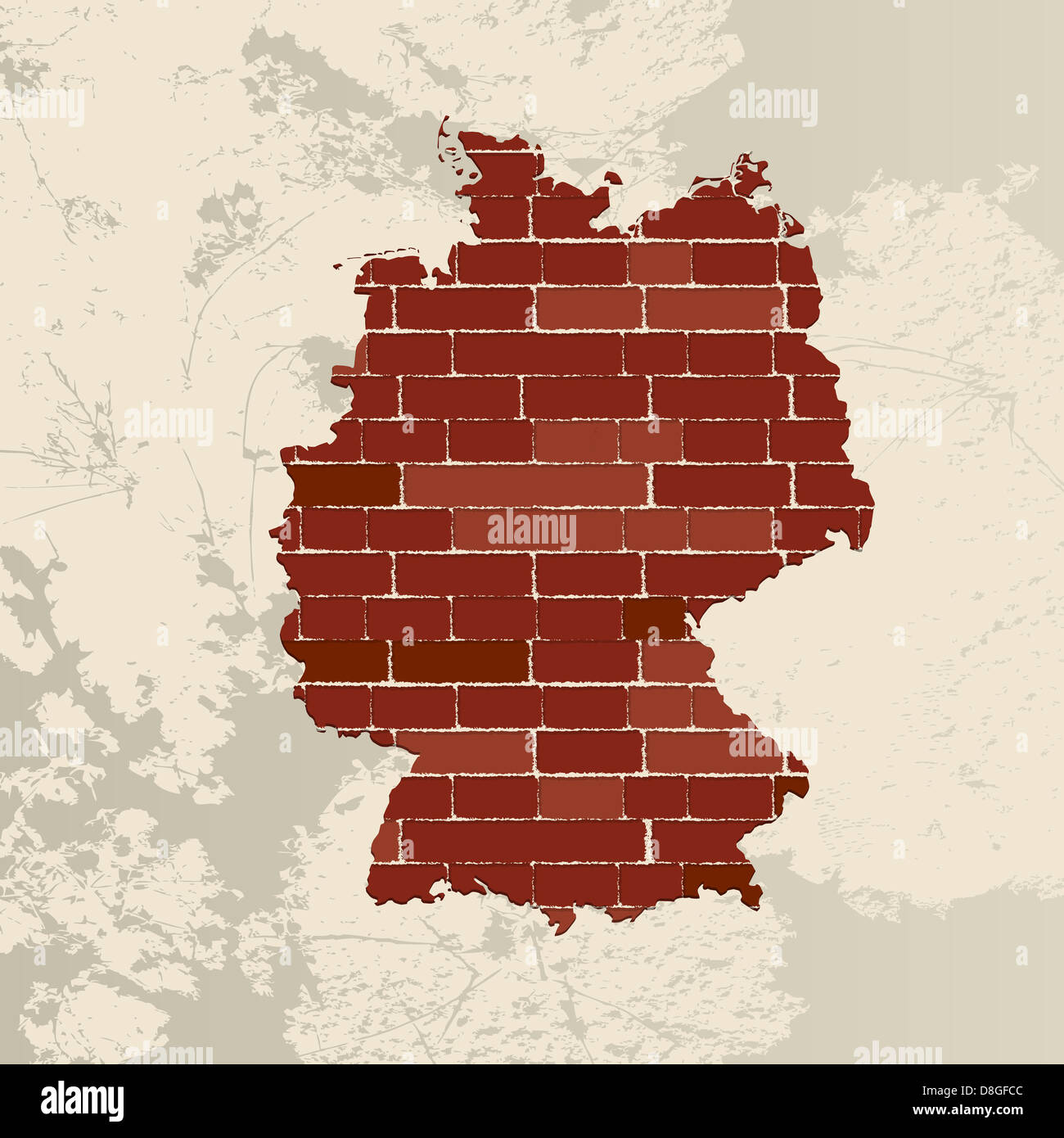 Germania mappa immagini e fotografie stock ad alta risoluzione - Alamy