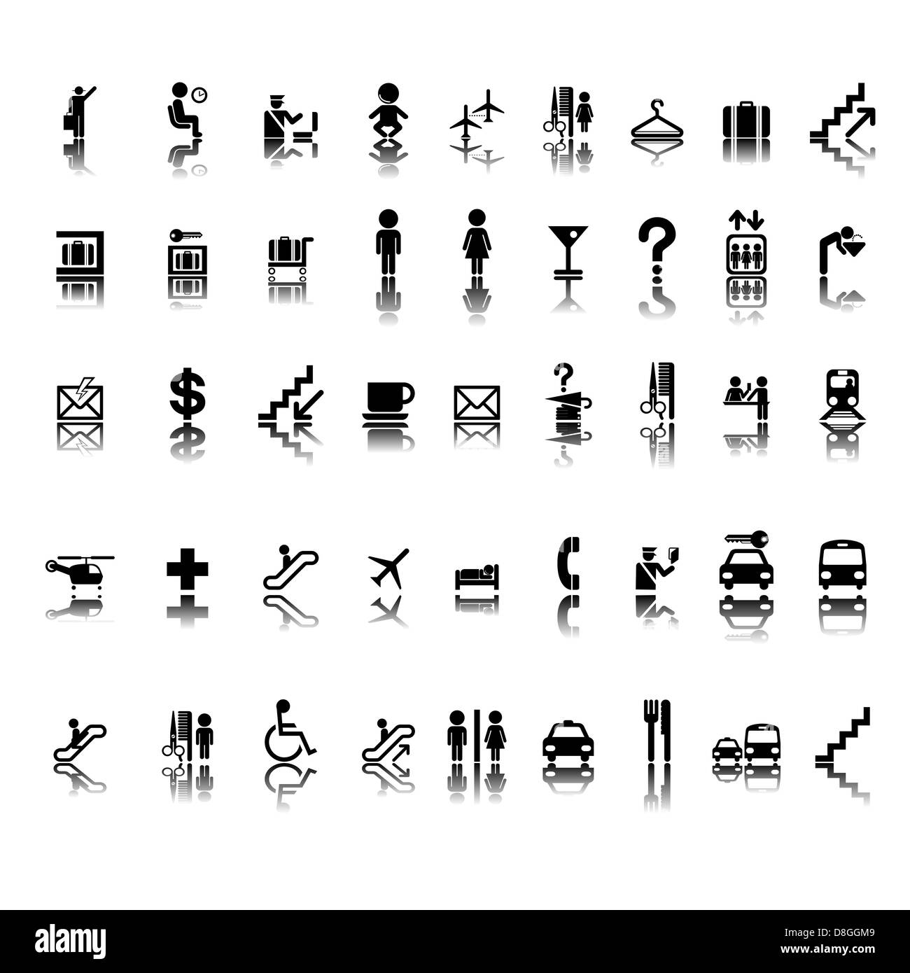 Pictogrammes pictogrammes Immagini senza sfondo e Foto Stock ritagliate ...