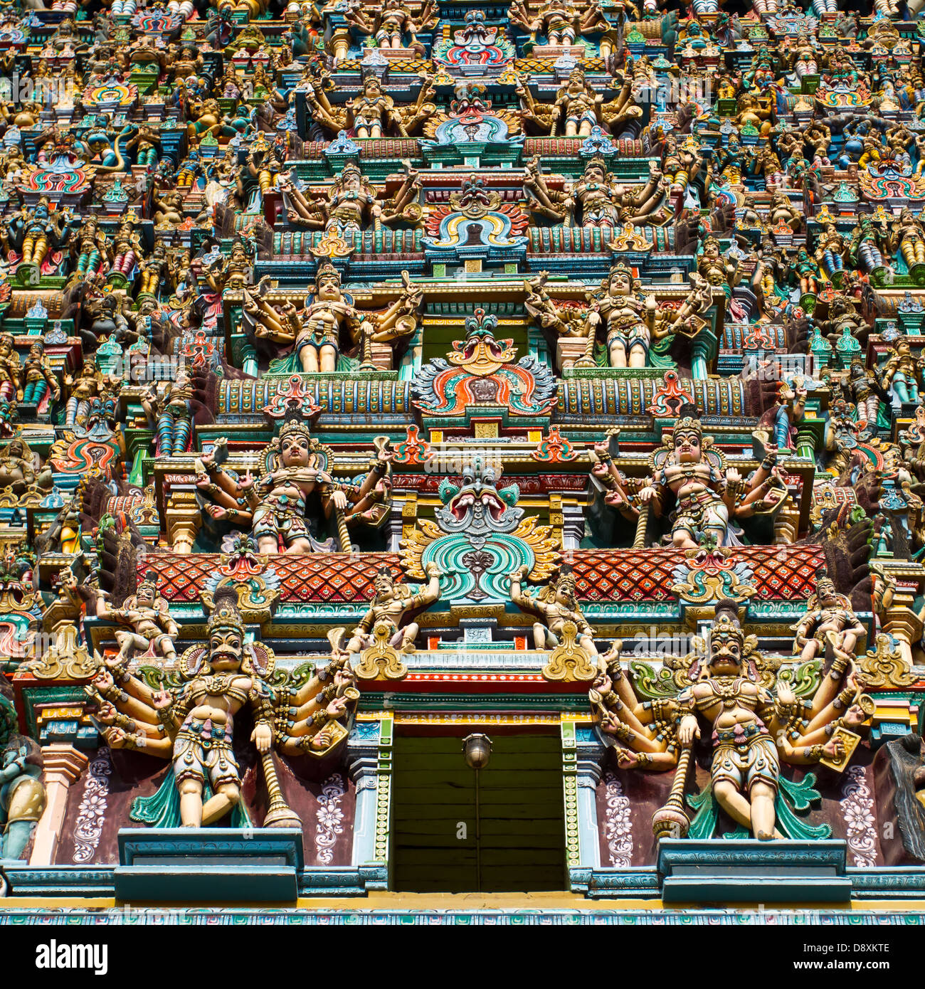 Tempio di Madurai - uno dei più grandi e più antichi templi indiani a ...