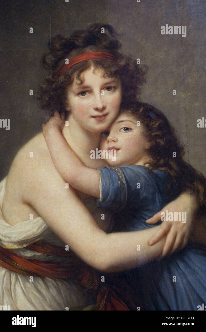 Elisabeth-Louise Vigée-Le brun Madame Vigée-Le brun et sa fille ...