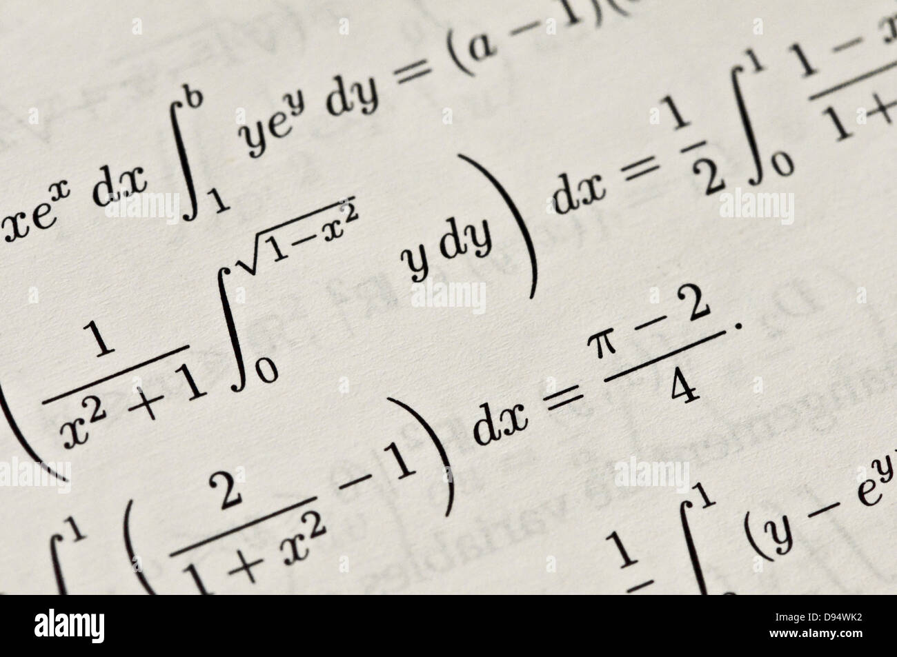 La matematica immagini e fotografie stock ad alta risoluzione - Alamy