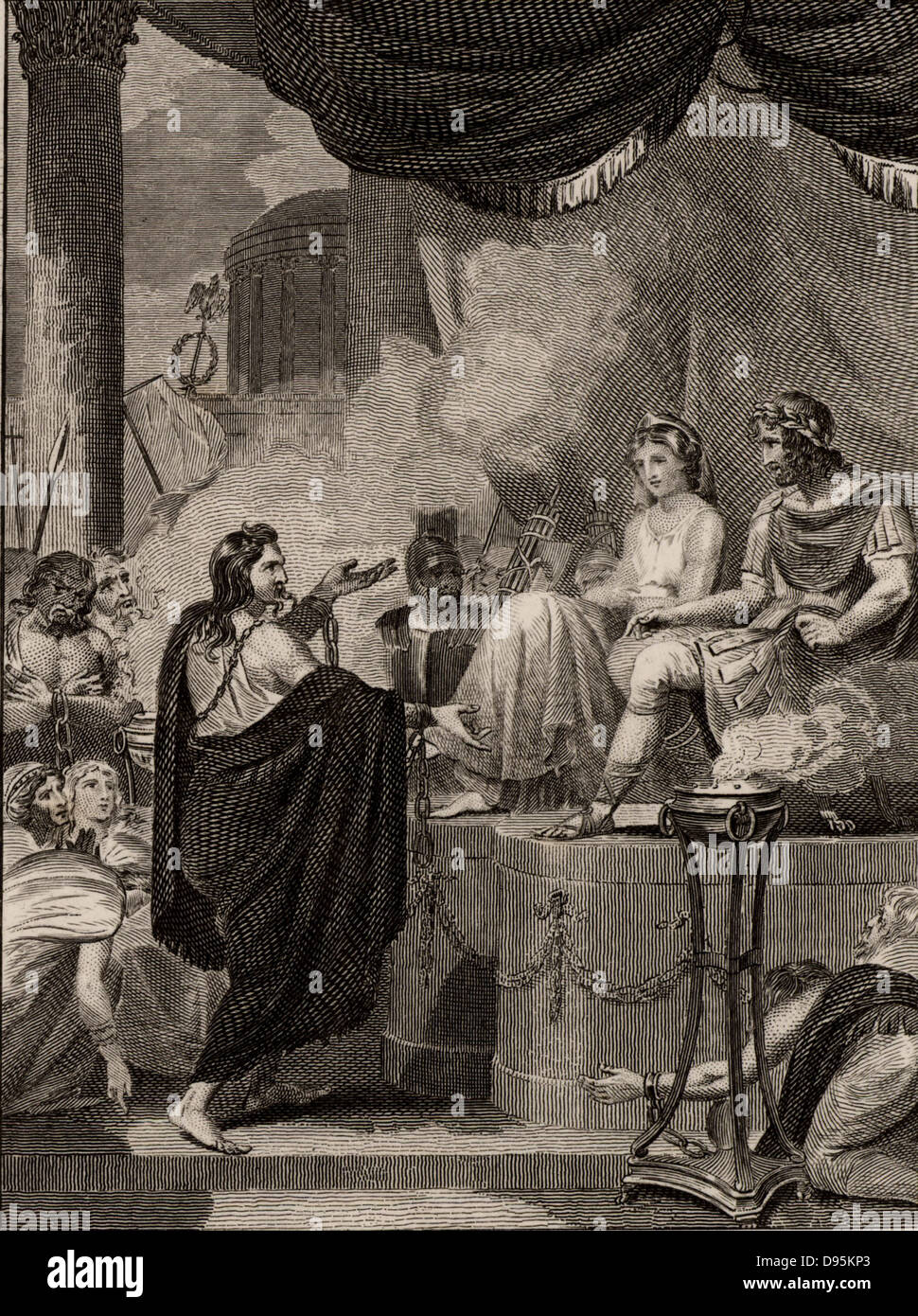 Caractacus o Caractacus (attivo 51 AD) Re dei cittadini britannici ...