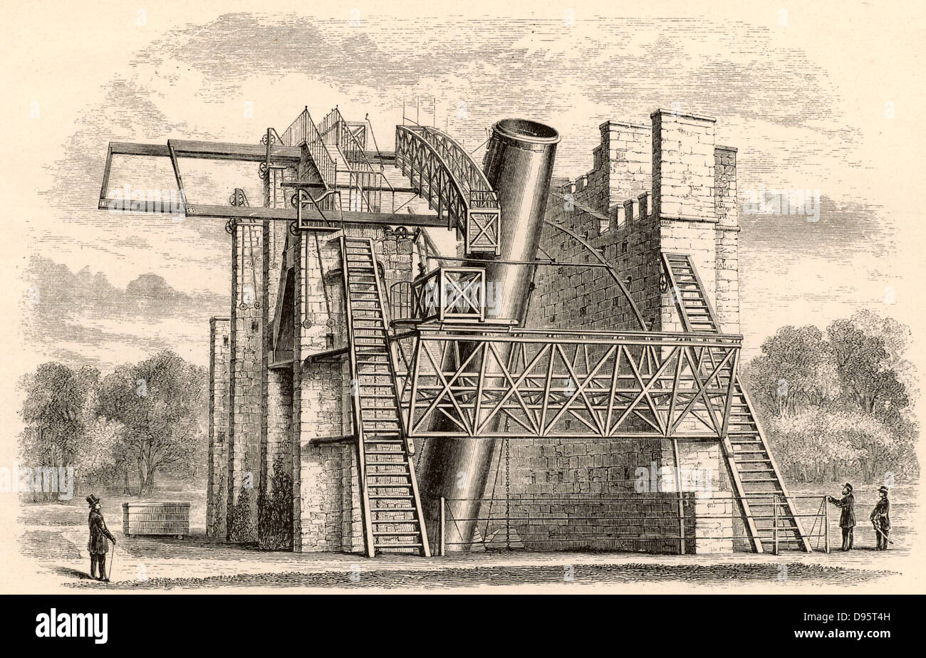 Called the leviathan of parsonstown mounted between two brick walls ...