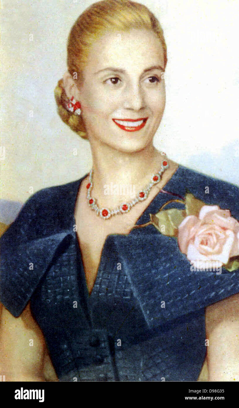 Eva peron 1952 immagini e fotografie stock ad alta risoluzione - Alamy