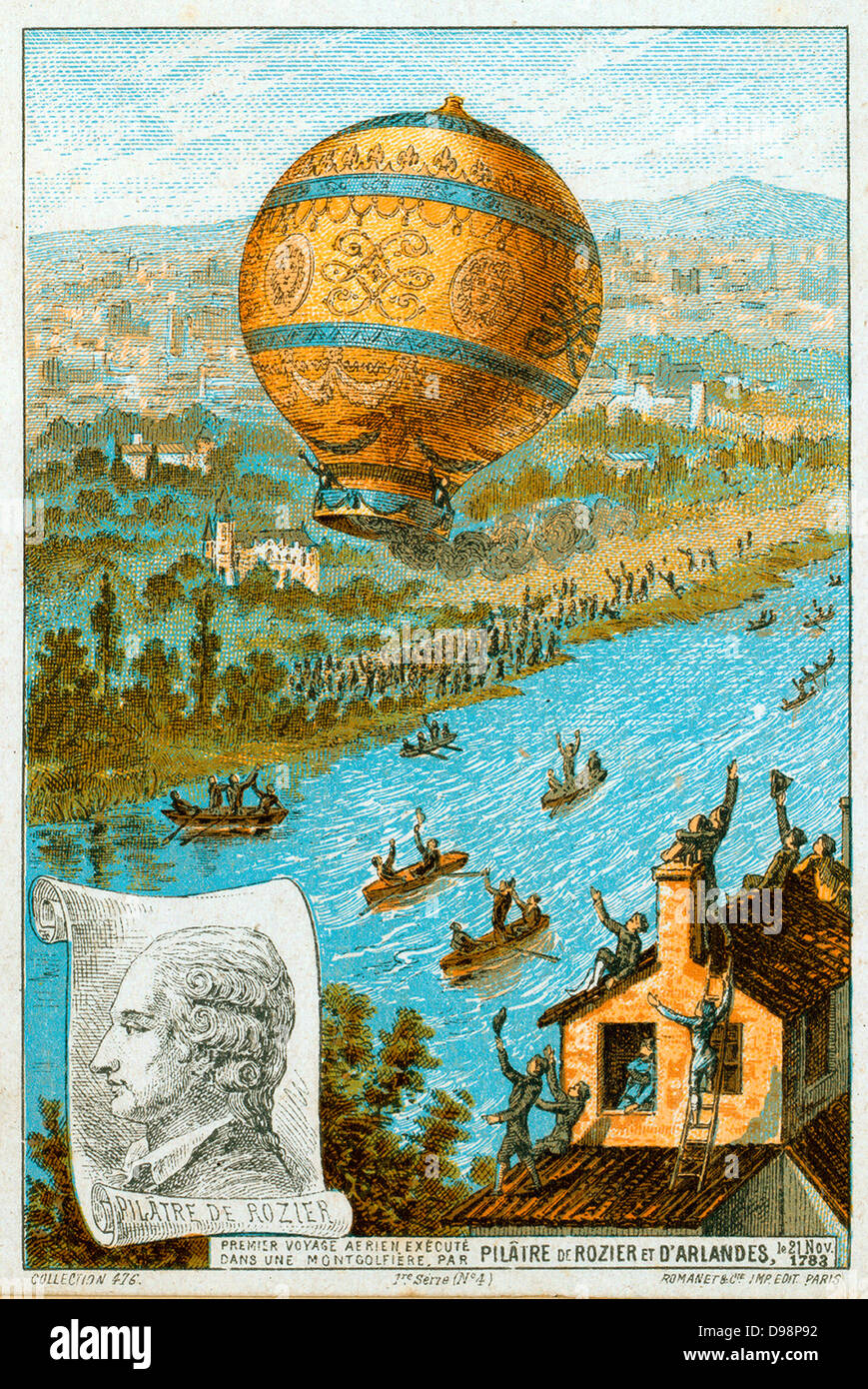 Volo volo aviazione mongolfiera storia archivio storico immagini e ...
