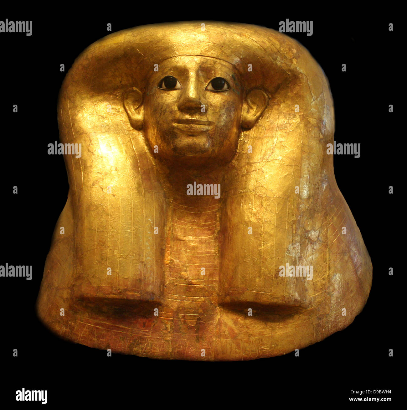 Maschera Funeraria di Hatnefer. Egyptian Nuovo Regno XVIII dinastia ...