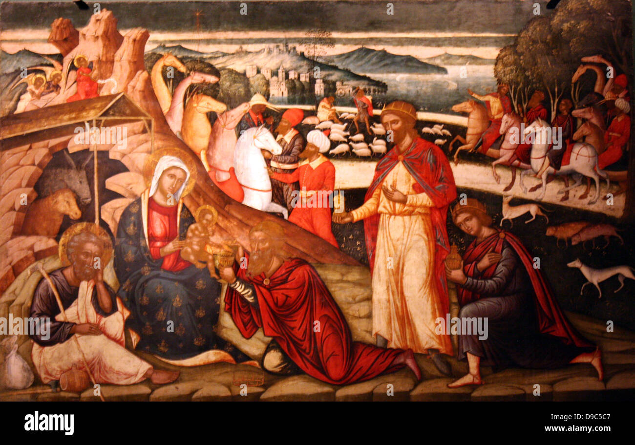 L Adorazione dei Magi. Prima metà del XVI secolo. Questa icona, che è ...