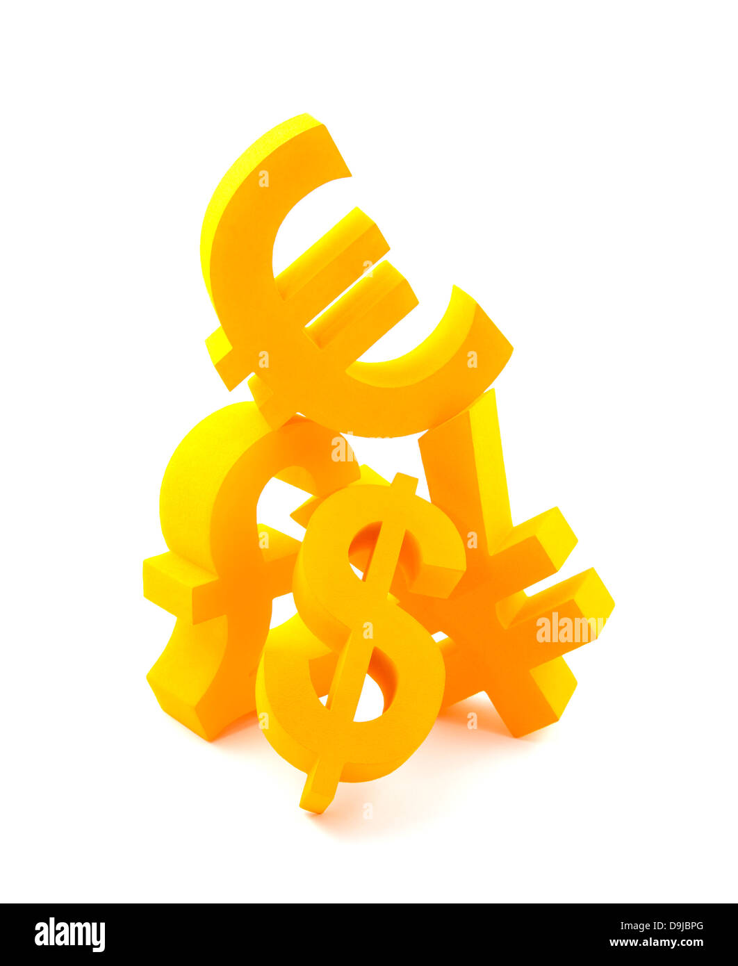 Simboli di simbolo di valuta 3d Immagini senza sfondo e Foto Stock ...