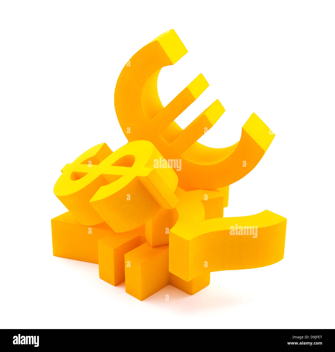 Simboli di valuta d'oro 3d immagini e fotografie stock ad alta ...