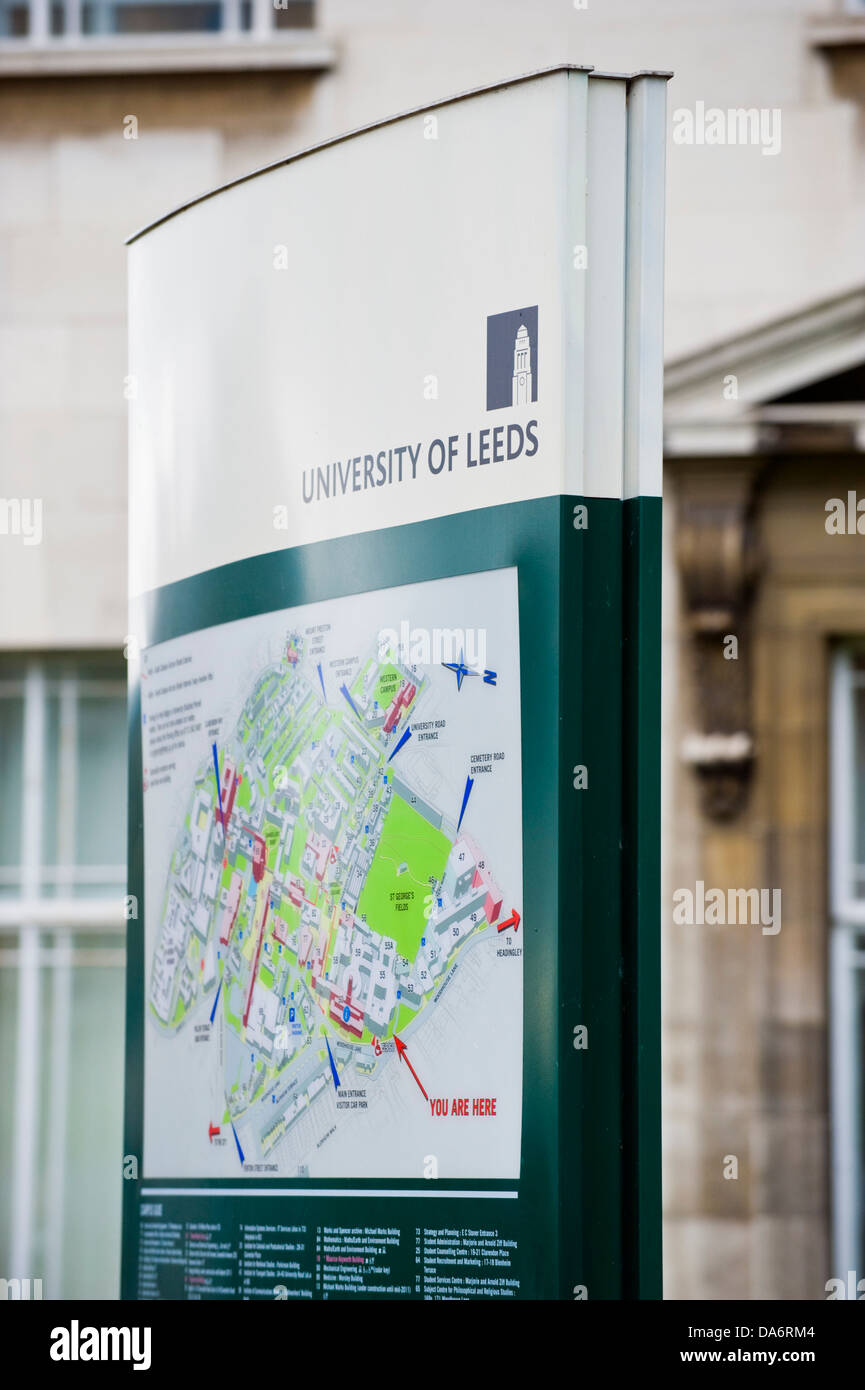 Mappa di leeds immagini e fotografie stock ad alta risoluzione - Alamy